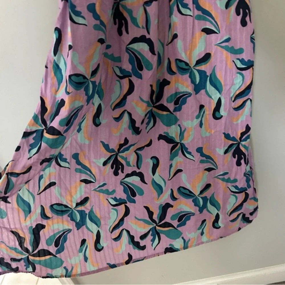 Anthropologie | Dresses | Anthropologie Purple Botanical Cutout Maxi ...